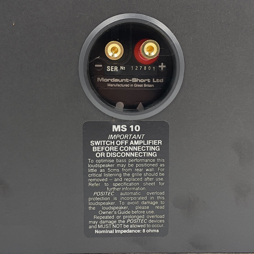 MORDAUNT-SHORT MS10 BOOKSHELF SPEAKERS - Own4Less